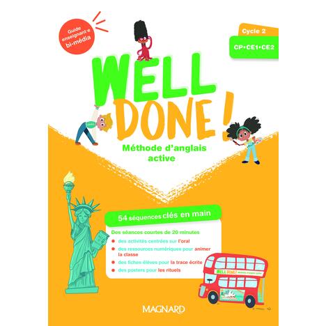 9782210509849 - WELL DONE! ANGLAIS CYCLE 2 (2023) - GUIDE ENSEIGNANT BI ...