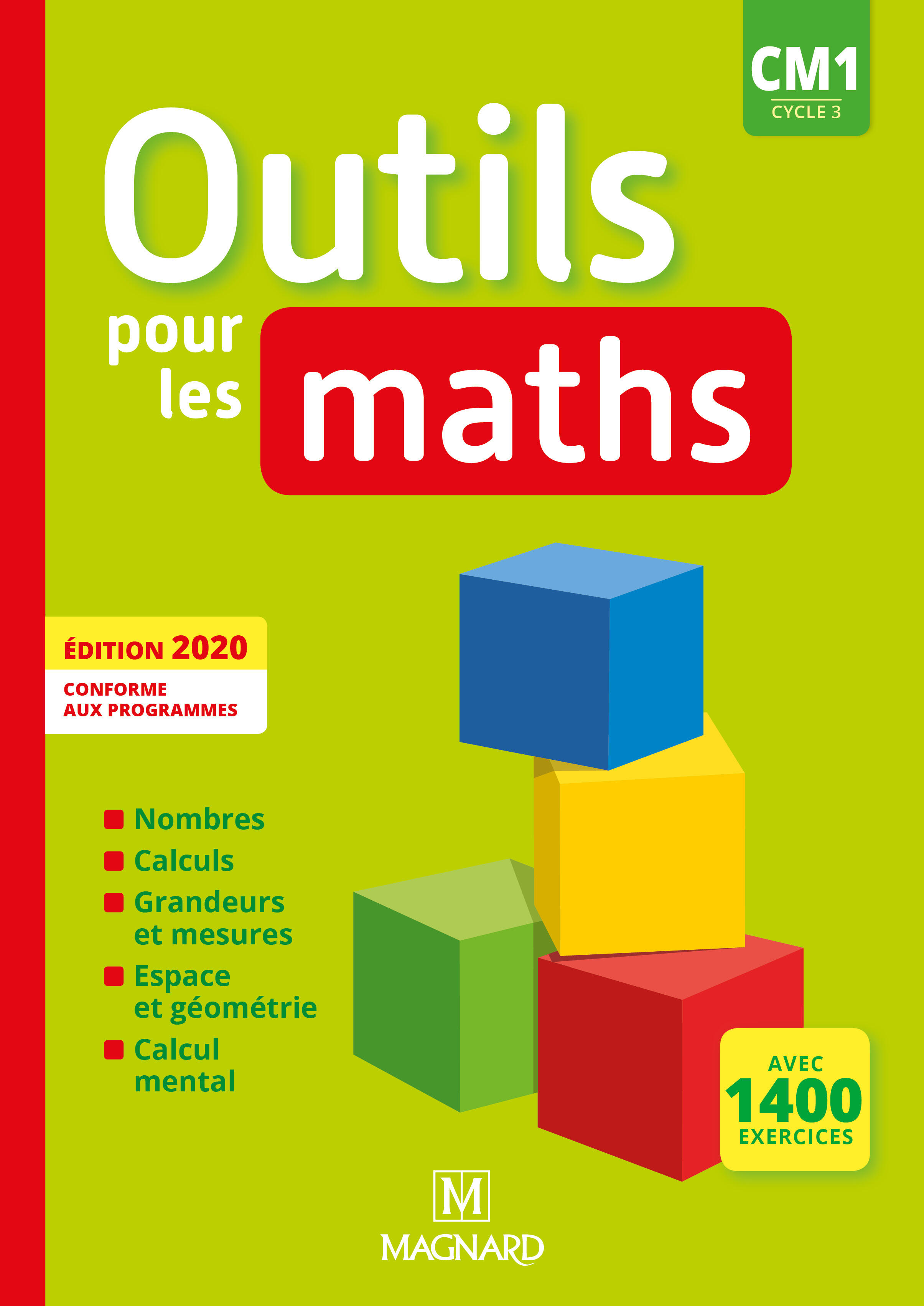 9782210506374 - OUTILS POUR LES MATHS CM1 (2020) - MANUEL ELEVE